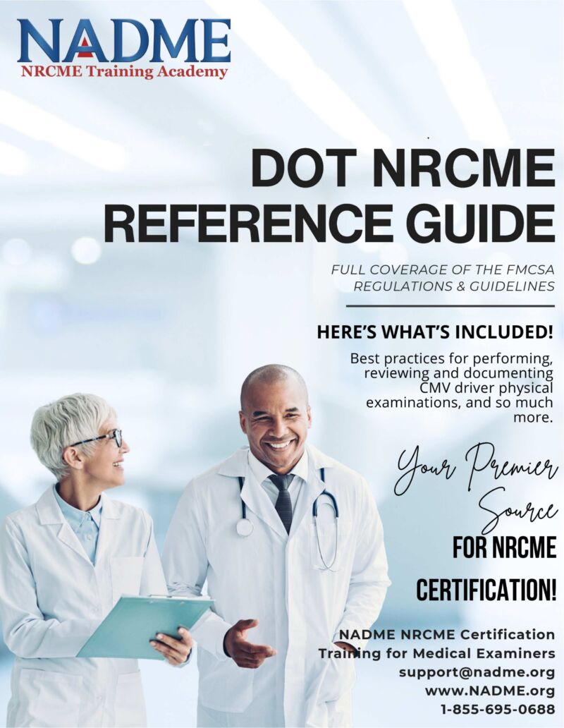 Where can I find my National Registry Number? - NADME NRCME online DOT ...